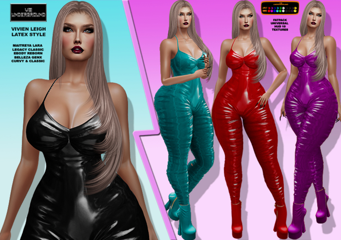 Second Life Marketplace Vivien Leigh Fatpack Latex Style Complete
